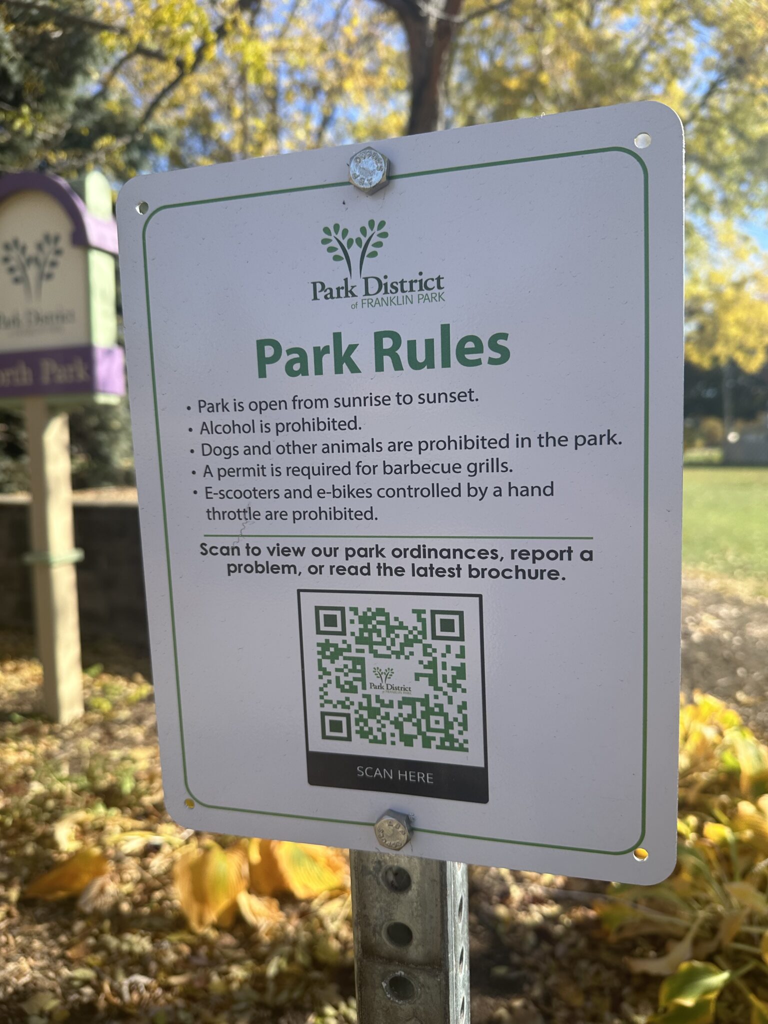 Interactive Signage Coming to Our Parks | Park District of Franklin Park
